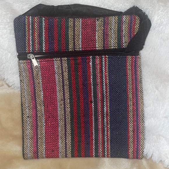 Bags | Baja Print Crossbody Bagpurseadjustable Strap One Side Zip ...
